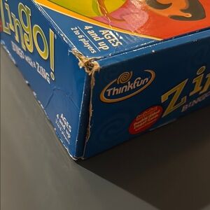 Thinkfun | Toys | Think Zingo Bingo With A Zing Game Board Game 4yrs So ...